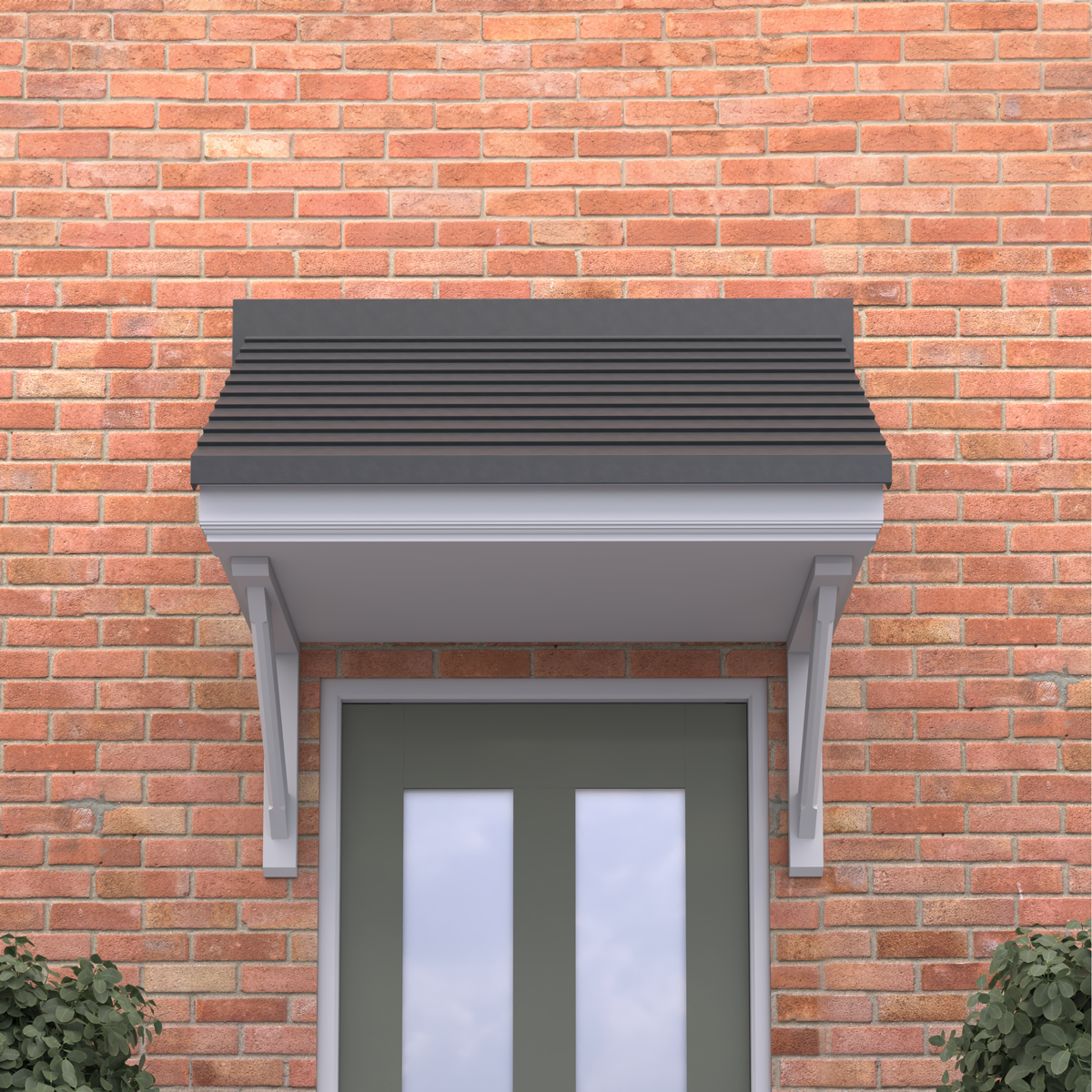 Matlock Pitched Door Canopy - GRP Aspects